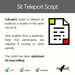 Second Life Marketplace - Sit Teleport Script